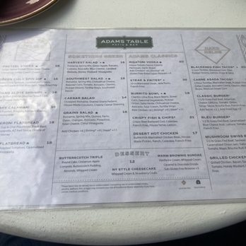 ADAMS TABLE - Updated October 2025 - 138 Photos & 78 Reviews - 150 W ...