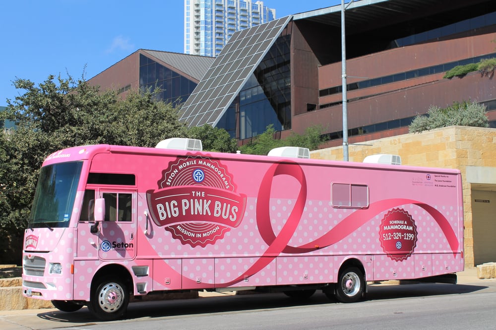 SETON’S “BIG PINK BUS” - 1301 W 38th St, Austin, Texas - Hospitals ...