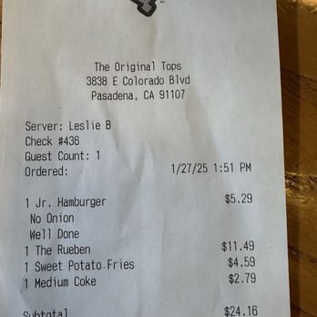 THE ORIGINAL TOPS - Updated March 2025 - 1686 Photos & 1421 Reviews ...