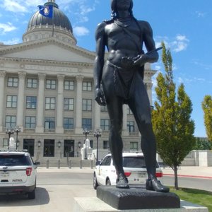 CHIEF MASSASOIT STATUE - 350 N State St, Salt Lake City, Utah ...