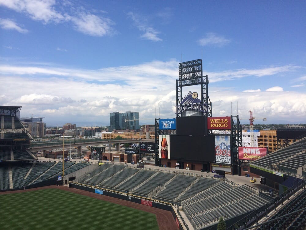 Coors Field Seating Chart View