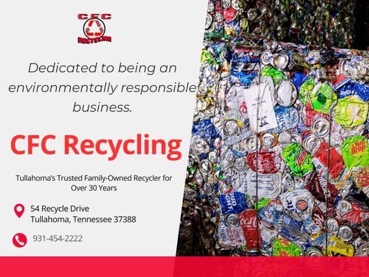 CFC RECYCLING - Updated July 2025 - Request a Quote - 20 Photos - 54 Recycle Dr, Tullahoma ...