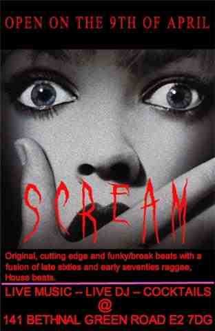 SCREAM BAR - Updated November 2024 - 141 Bethnal Green road, London ...