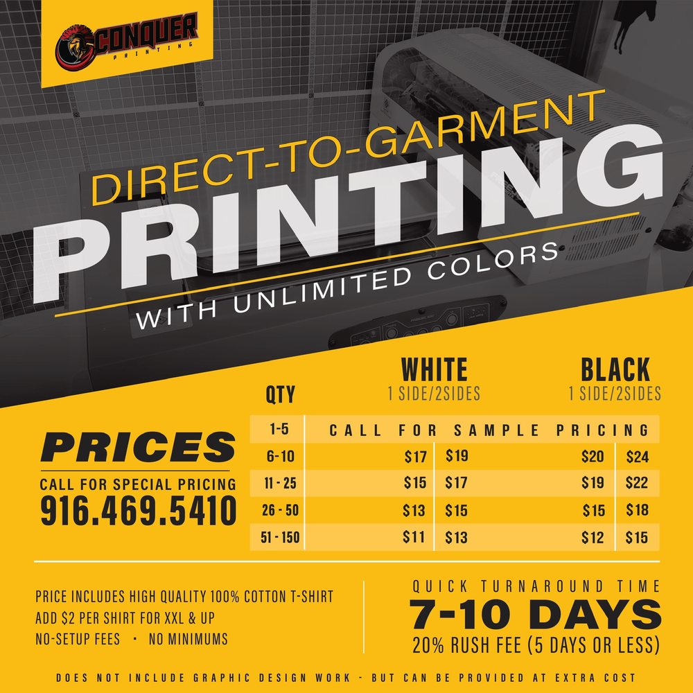 CONQUER PRINTING - Updated October 2025 - 11 Photos - 4554 Roseville Rd ...