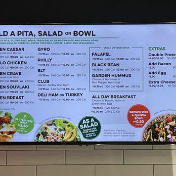 Pita pit menu store