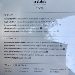 ONCE UPON A TABLE - 121 Photos & 242 Reviews - 36 Main St, Stockbridge ...