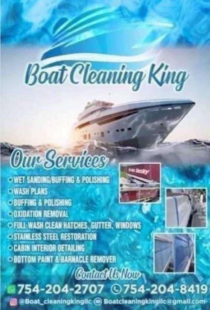 BOAT CLEANING KING - Updated January 2025 - Request a Quote - Dania Beach, Florida - Boat Repair ...