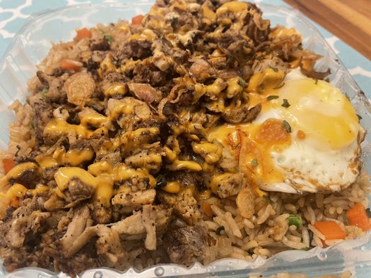 Photo of Fatboy Fried Rice - Jacksonville, FL, US. Sisig Fried Rice