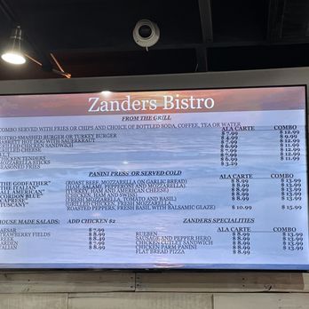 ZANDERS BISTRO - Updated January 2025 - 17 Photos & 13 Reviews - 505 E ...