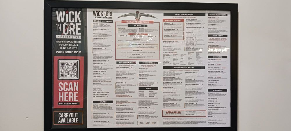 WICK N ORE KITCHEN &TAP - 77 Photos & 38 Reviews - 1260 S Milwaukee Ave ...