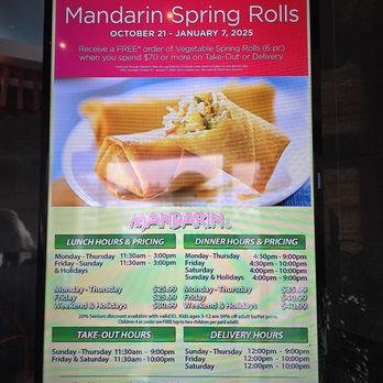 MANDARIN RESTAURANT - Updated October 2025 - 81 Photos & 34 Reviews ...