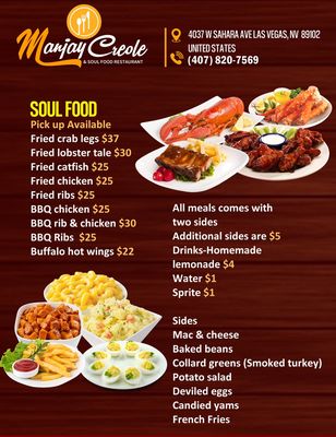 MANJAY CREOLE & SOUL FOOD RESTAURANT - Updated September 2025 - 15 ...