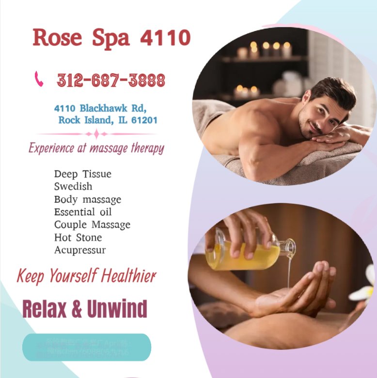 ROSE SPA 4110 - Updated October 2025 - 4110 Blackhawk Rd, Rock Island ...
