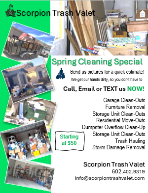 SCORPION TRASH VALET - Updated July 2025 - Buckeye, Arizona - Junk Removal & Hauling - Phone ...