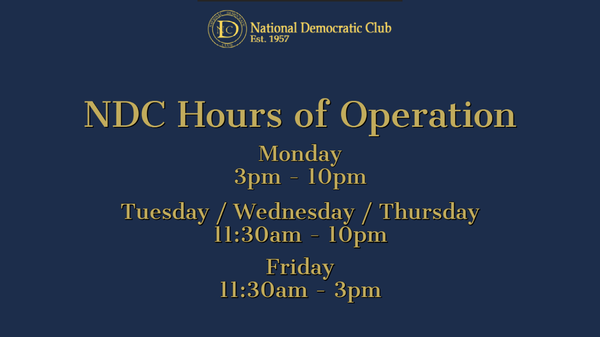 NATIONAL DEMOCRATIC CLUB - Updated December 2025 - 30 Ivy St SE ...