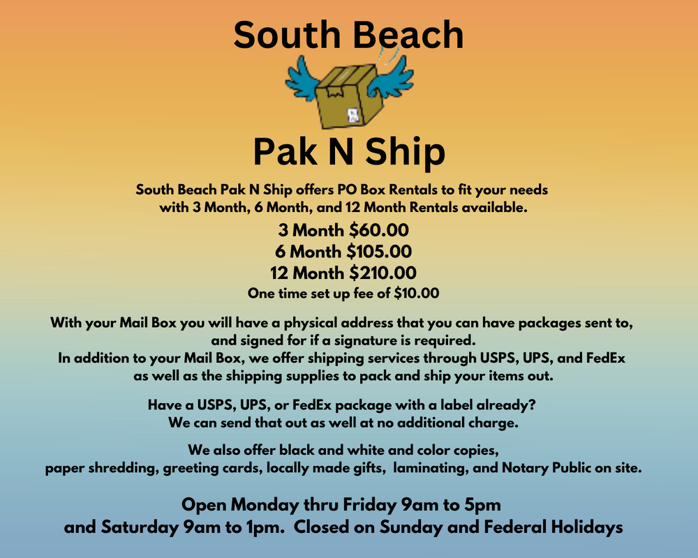 SOUTH BEACH PAK N SHIP - Updated December 2025 - 1013 Seaway Dr, Fort ...