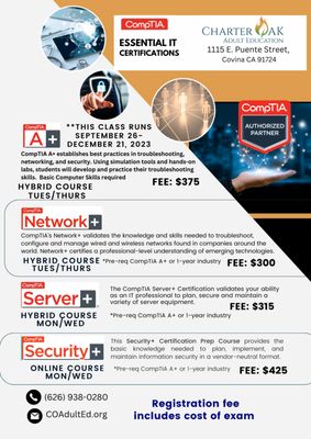 CHARTER OAK ADULT EDUCATION - Updated October 2025 - 20 Photos - 1115 E ...