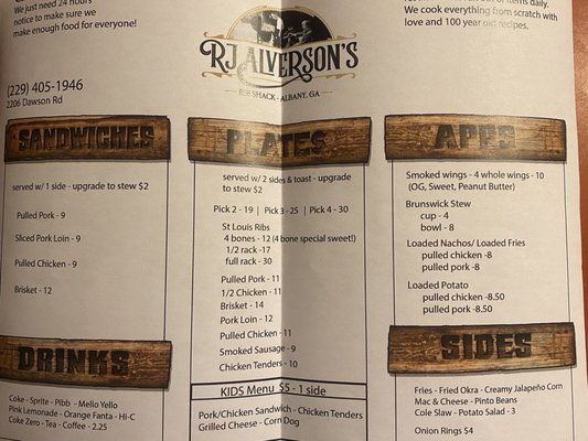 RJ ALVERSON’S RIB SHACK - Updated October 2024 - 21 Photos & 38 Reviews ...