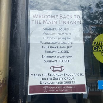 PEABODY INSTITUTE LIBRARY - Updated December 2025 - 32 Photos - 82 Main ...