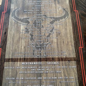 BUFFALO CHIP SALOON & STEAKHOUSE - Updated May 2024 - 477 Photos & 751 ...
