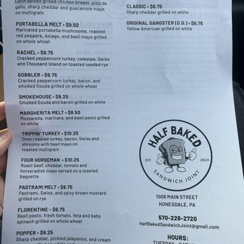 HALF BAKED SANDWICH JOINT - Updated September 2025 - 20 Photos - 1008 ...