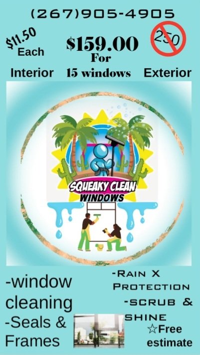 SQUEAKY CLEAN WINDOWS - Request a Quote - Lake Worth Beach, Florida - Window Washing - Phone ...