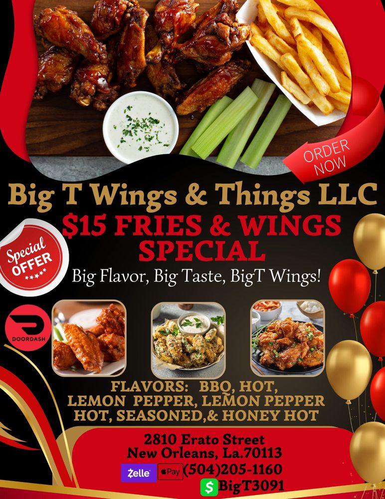 BigT Wings & Things, New Orleans | Roadtrippers