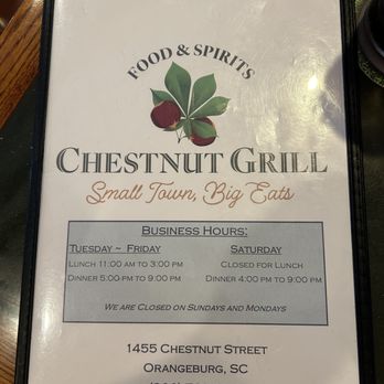 CHESTNUT GRILL - Updated July 2025 - 89 Photos & 128 Reviews - 1455 ...