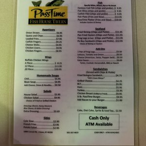 PASSTIME FISH HOUSE - 111 Photos & 166 Reviews - 10801 Locust Rd ...