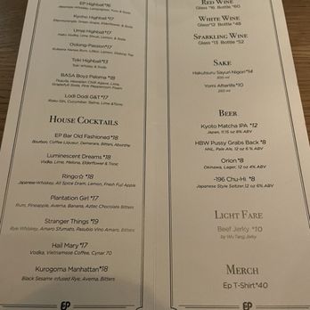 EP BAR - Updated December 2024 - 294 Photos & 98 Reviews - 1150 Nuuanu ...