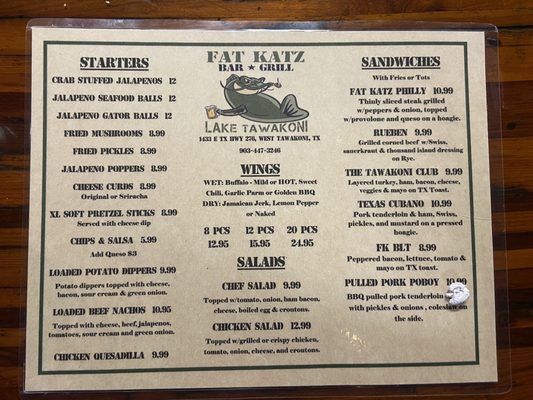 FAT KATZ BAR AND GRILL LAKE TAWAKONI - Updated November 2025 - 11 ...