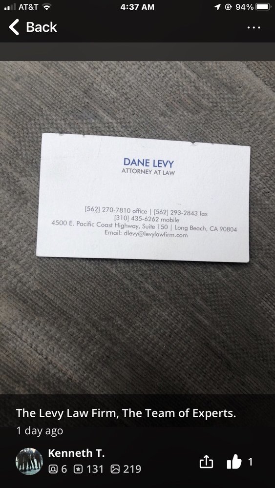 LEVY DANE ATTORNEY - Updated December 2025 - 10 Reviews - 4500 E ...