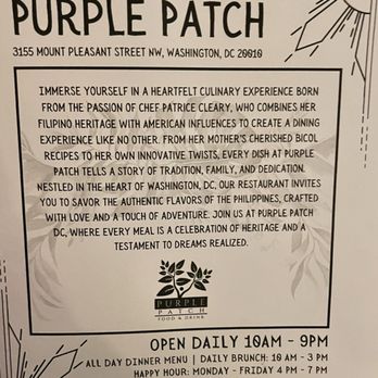 PURPLE PATCH - Updated April 2025 - 3651 Photos & 1507 Reviews - 3155 ...