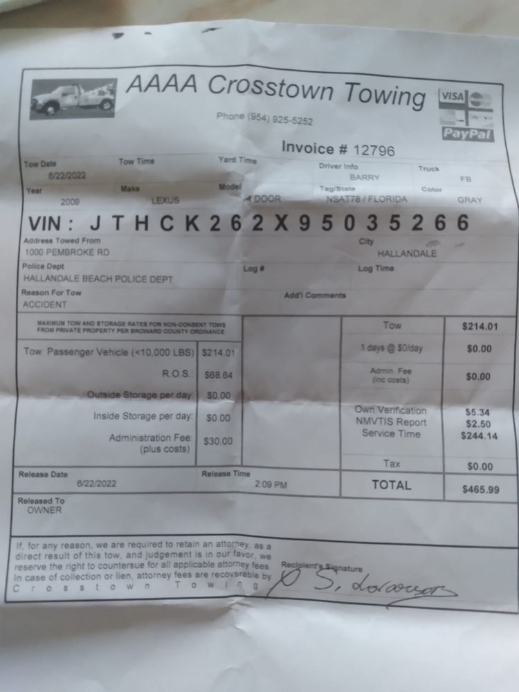 AAAA CROSS TOWN TOWING & RECOVERY - 18 Reviews - 221 NW 1st Ave ...