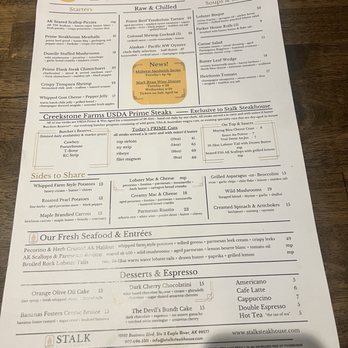 STALK STEAKHOUSE - Updated December 2025 - 50 Photos & 39 Reviews ...