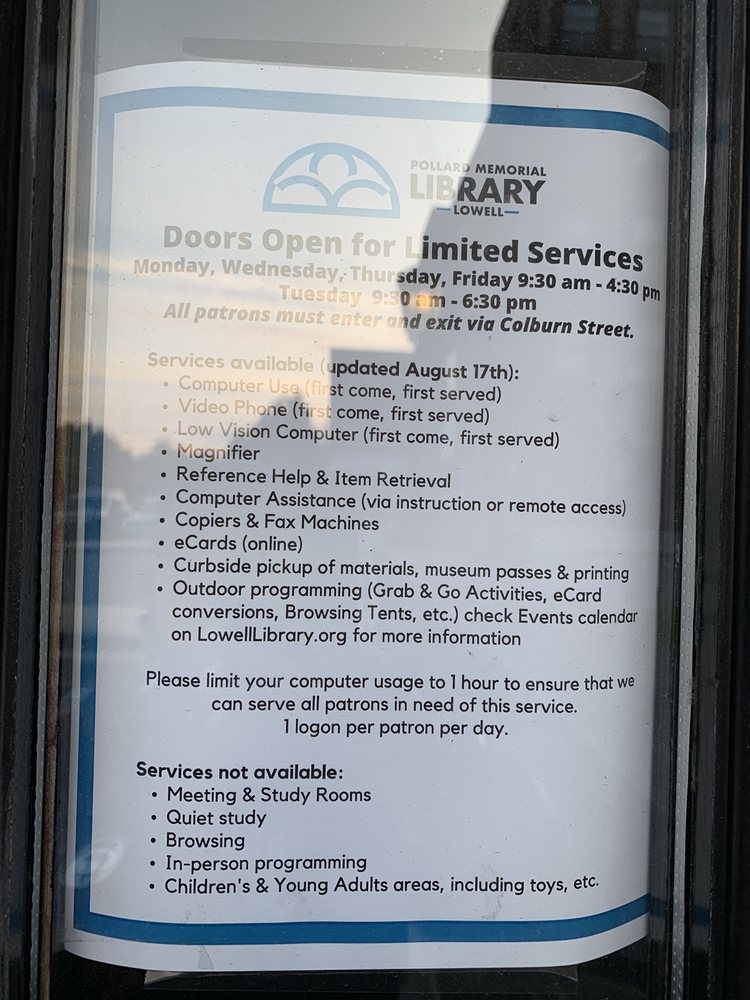 POLLARD MEMORIAL LIBRARY - 401 Merrimack St, Lowell, MA - Yelp