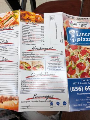 LINCOLN PIZZA - Updated December 2025 - 16 Reviews - 3722 E Landis Ave ...