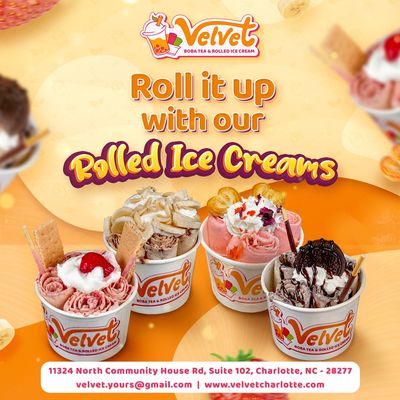 VELVET BOBA TEA & ROLLED ICE CREAM - Updated October 2025 - 174 Photos ...