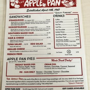 THE APPLE PAN - Updated November 2024 - 2451 Photos & 3548 Reviews ...