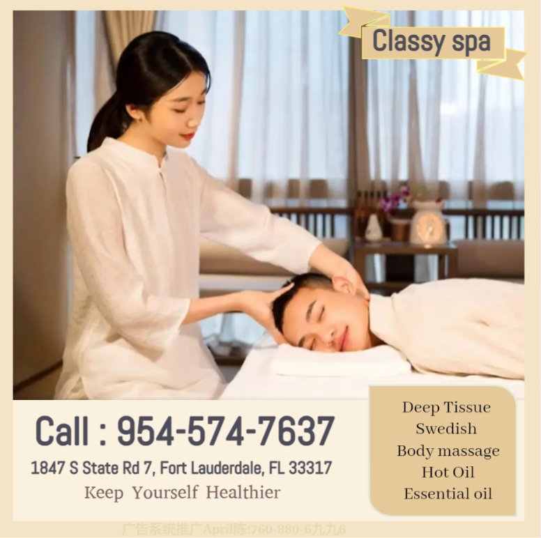 CLASSY SPA - Updated October 2025 - 14 Photos - 1847 S State Rd, Fort ...