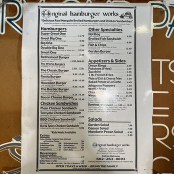 ORIGINAL HAMBURGER WORKS - Updated October 2025 - 400 Photos & 484 ...