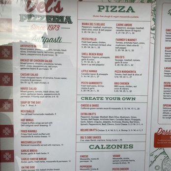 DEL’S PIZZERIA - Updated January 2025 - 346 Photos & 604 Reviews - 1101 ...