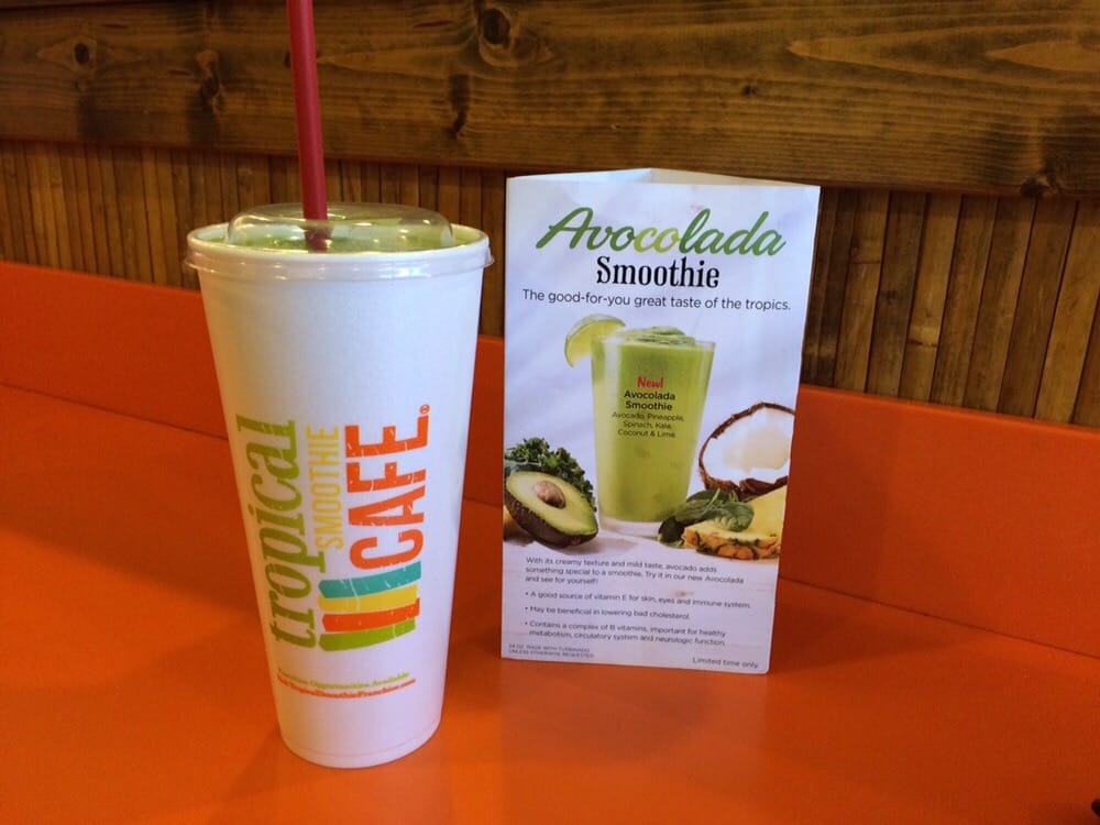Tropical Smoothie Nutrition Facts Avocolada | Besto Blog