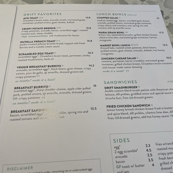 DRIFT CAFE - Updated October 2025 - 140 Photos & 80 Reviews - 3510 Wade ...