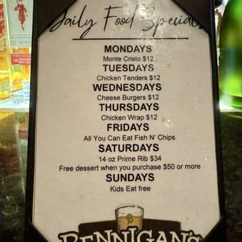 BENNIGAN’S - Updated December 2025 - 155 Photos & 180 Reviews - 495 ...