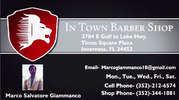 IN TOWN BARBER SHOP - Updated September 2025 - 21 Photos - 3784 E Gulf ...