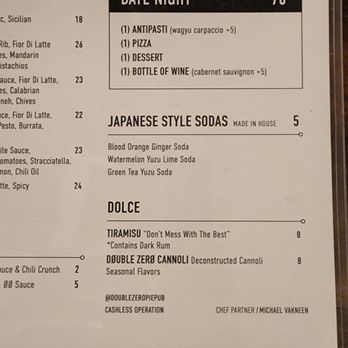 DOUBLE ZERO PIE & PUB - Updated November 2024 - 566 Photos & 189 ...