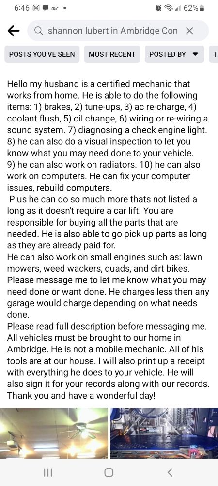 HADFIELD’S AUTO REPAIR - Ambridge, Pennsylvania - Auto Repair - Phone ...