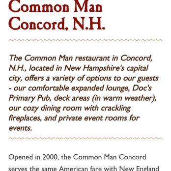 THE COMMON MAN - Updated September 2025 - 222 Photos & 458 Reviews - 25 ...
