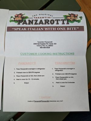 TARANTINI PANZAROTTI - Updated December 2025 - 2060 Springdale Rd ...